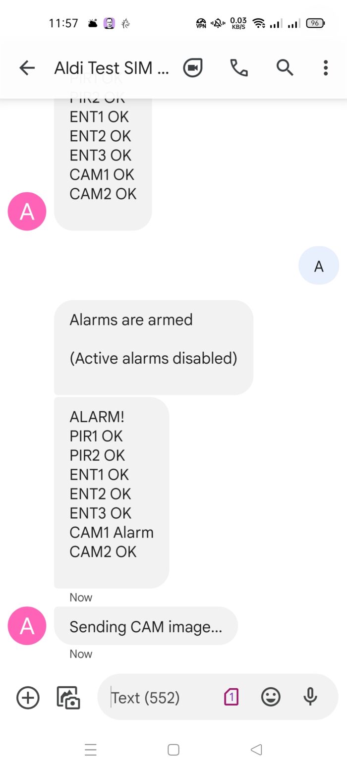 Boat Alarm SMS Examples - Trek Transponder